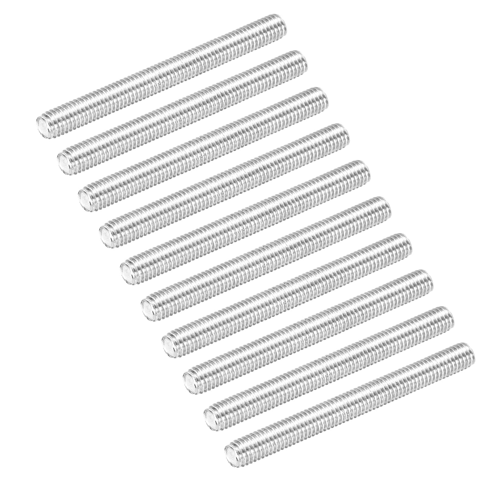 30Pack Fully Threaded Rod M5 x 50mm 0.8mm Thread Pitch 304 Stainless ...