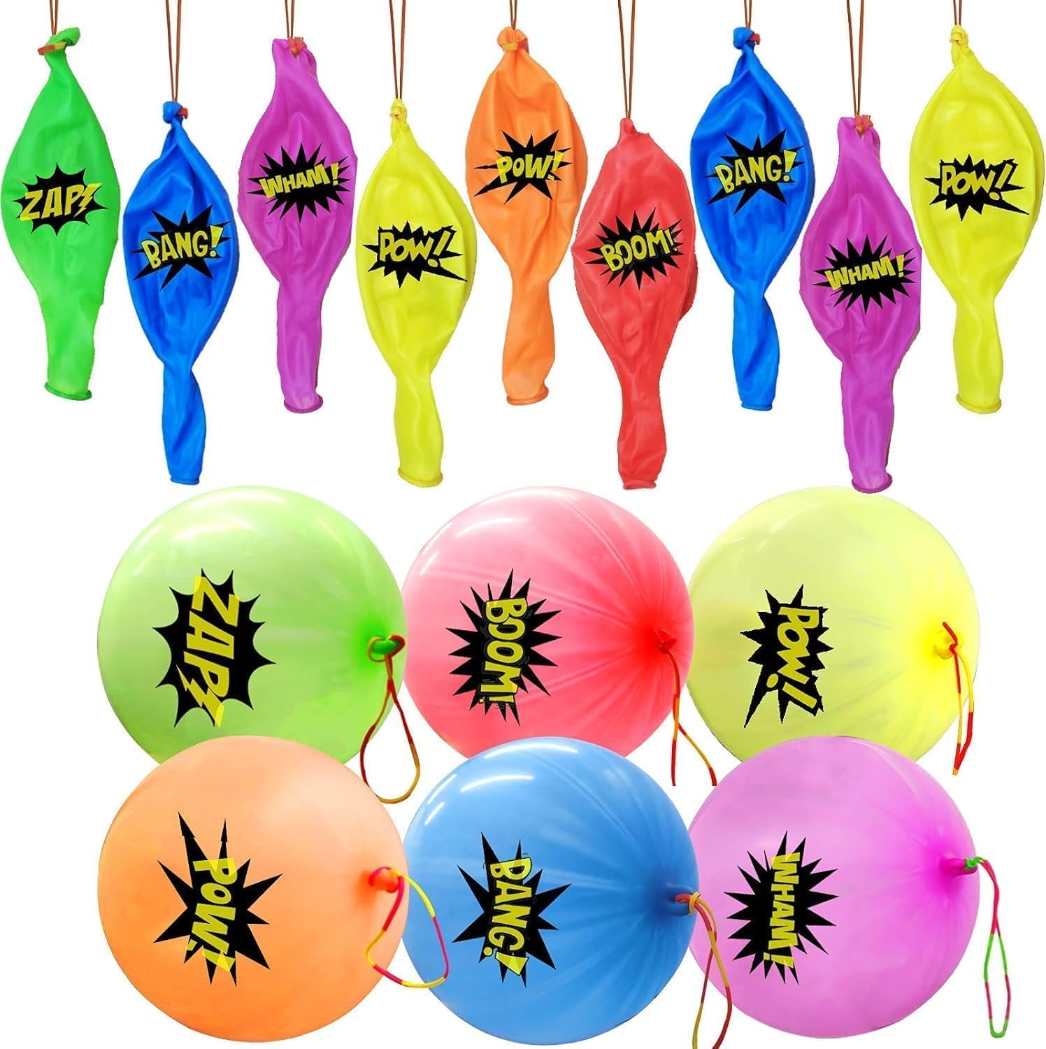 30Pack Hero Punch Balloons for Kids, Party Game Favor Supplies ...