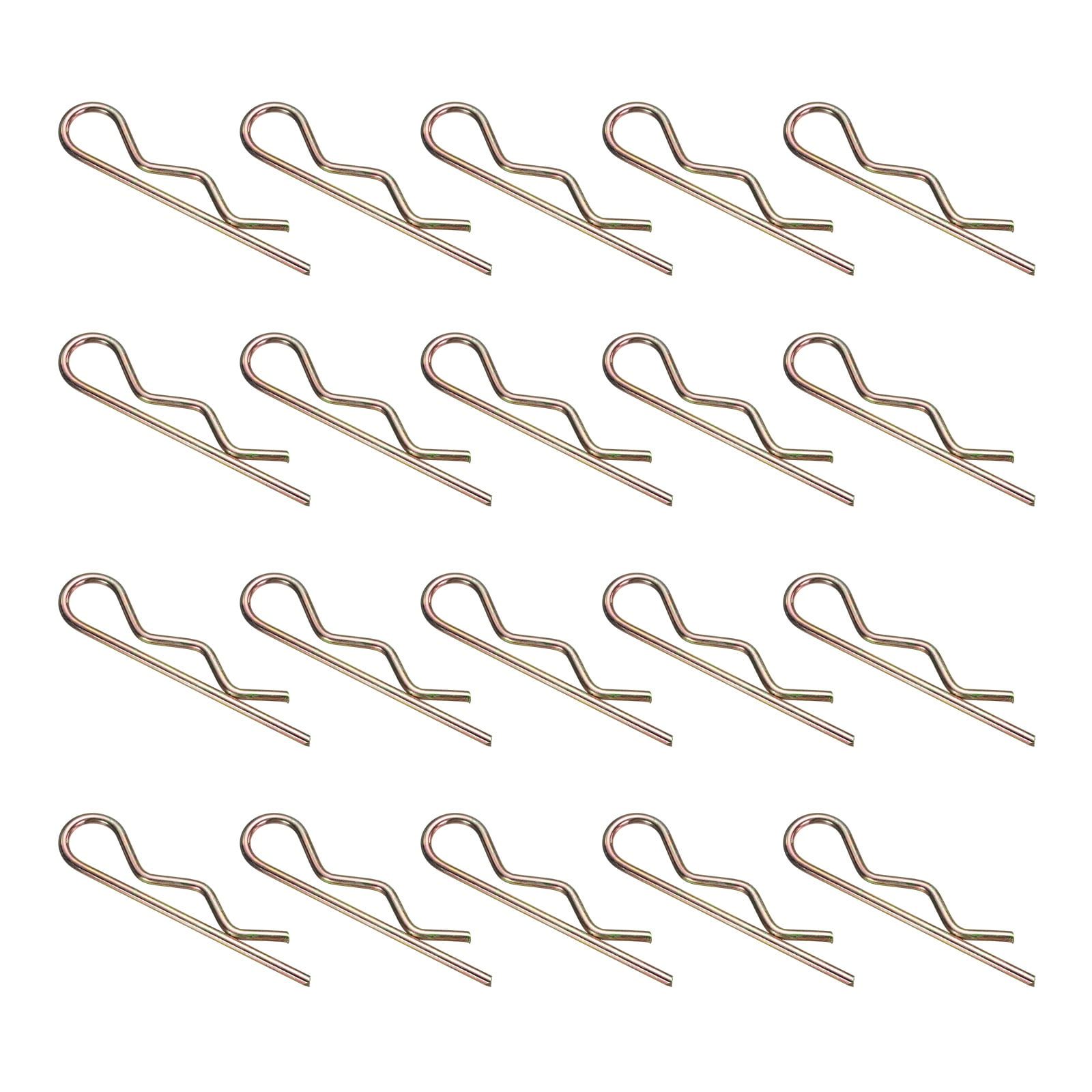 30Pack Hitch Pin Clip, 4x100mm Zinc-Plated Spring Steel Retaining R ...