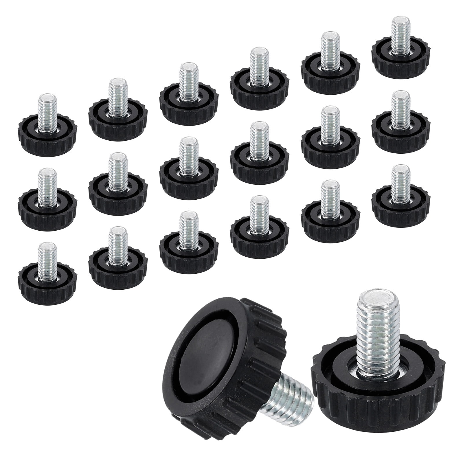 30Pack M8 Thread Furniture Feet Levelers, 24x15 Adjustable Leveling ...
