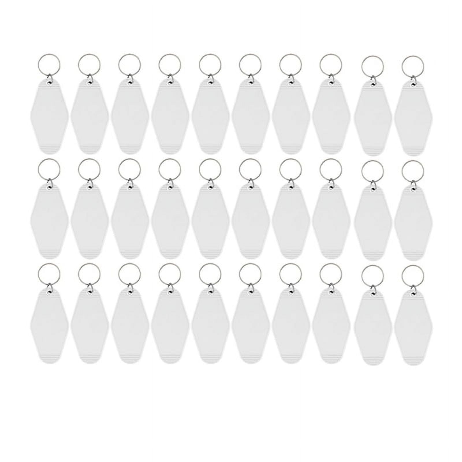 30Pack Motel Keychain Blanks Vintage Keychains Sublimation Blank for ...