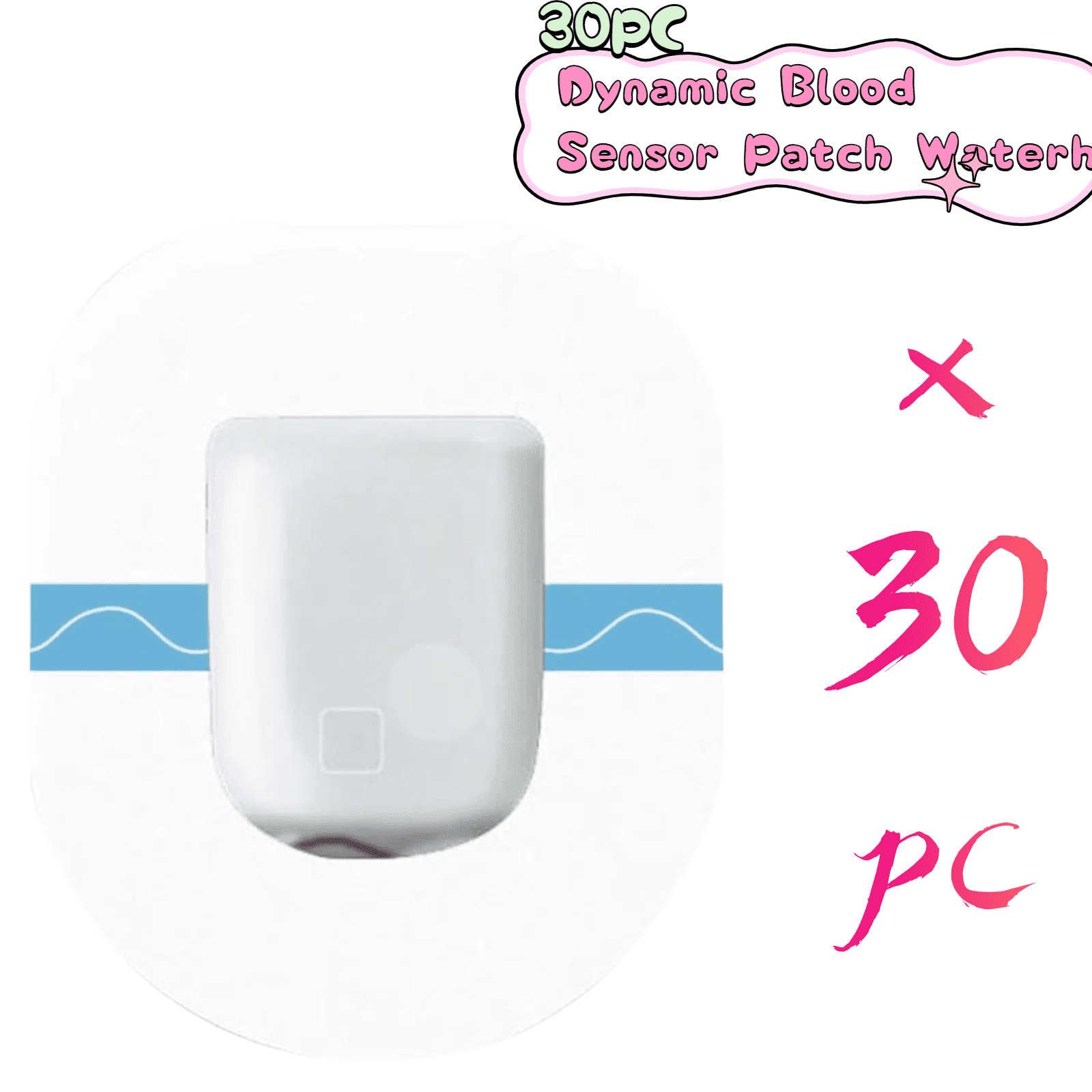 30Pack Overpatches Water-, And Drop Fixed Transparent Tape For Dynamic ...