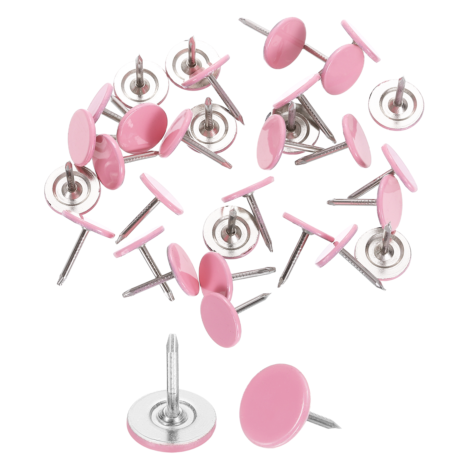 30Pack Push Pins, 11mmx13mm Round Flat Head Decorative Thumb Tacks ...