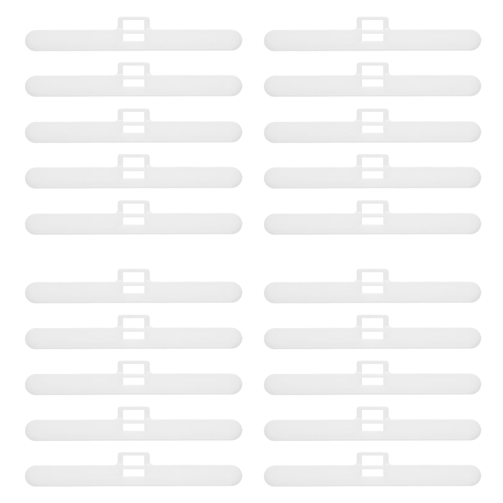 30Pack Vertical Blind Hangers, 82mm Double Hole Plastic Vertical Blind ...