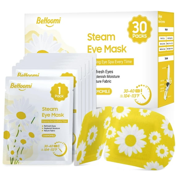 30Packs Steam Eye Mask, Heated Eye Mask Warm Compress for Eyes, Self ...