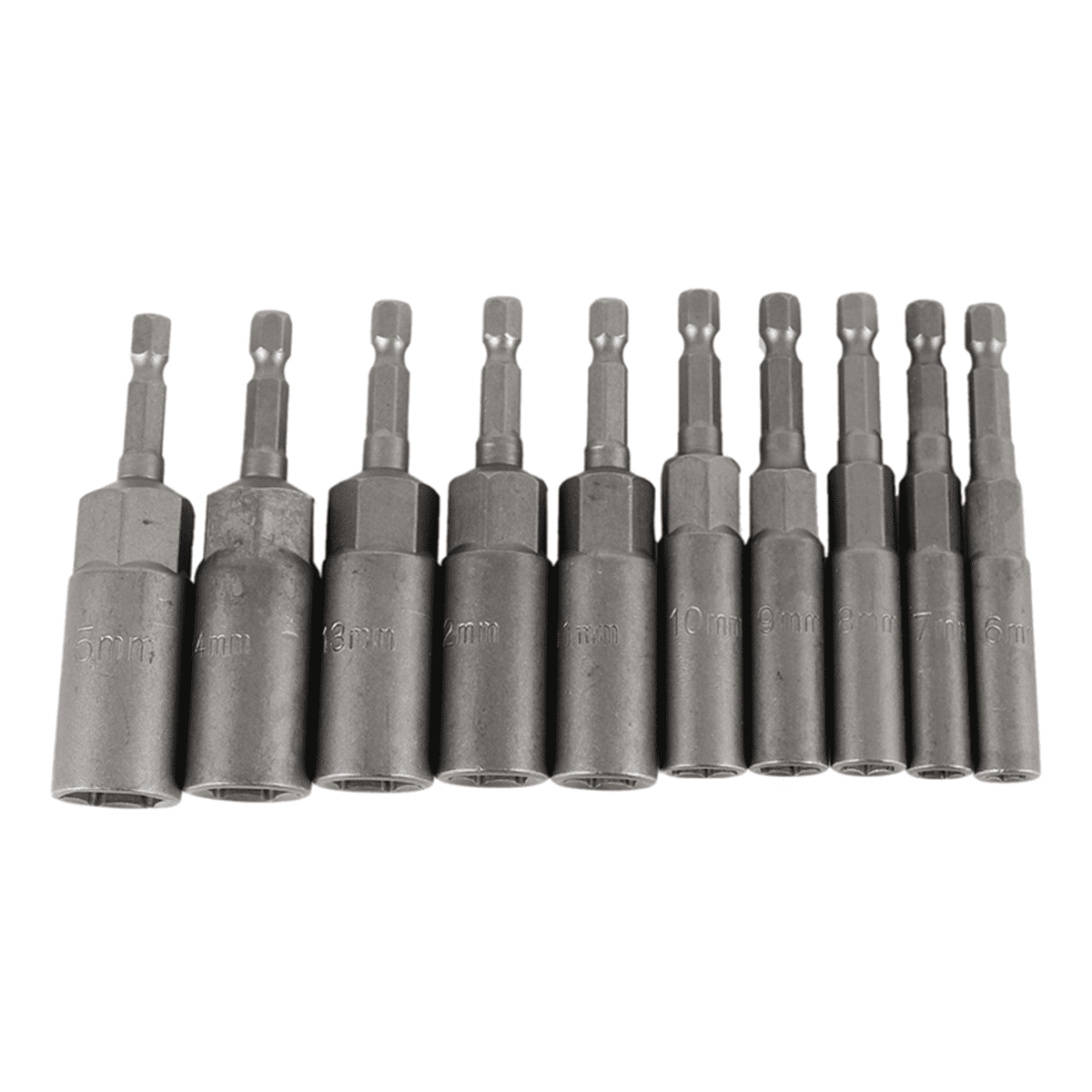 30Pc 1/4 Inch Wrench Hex Bit Socket Set Deep Long 1/2 Inch Impact Drill ...