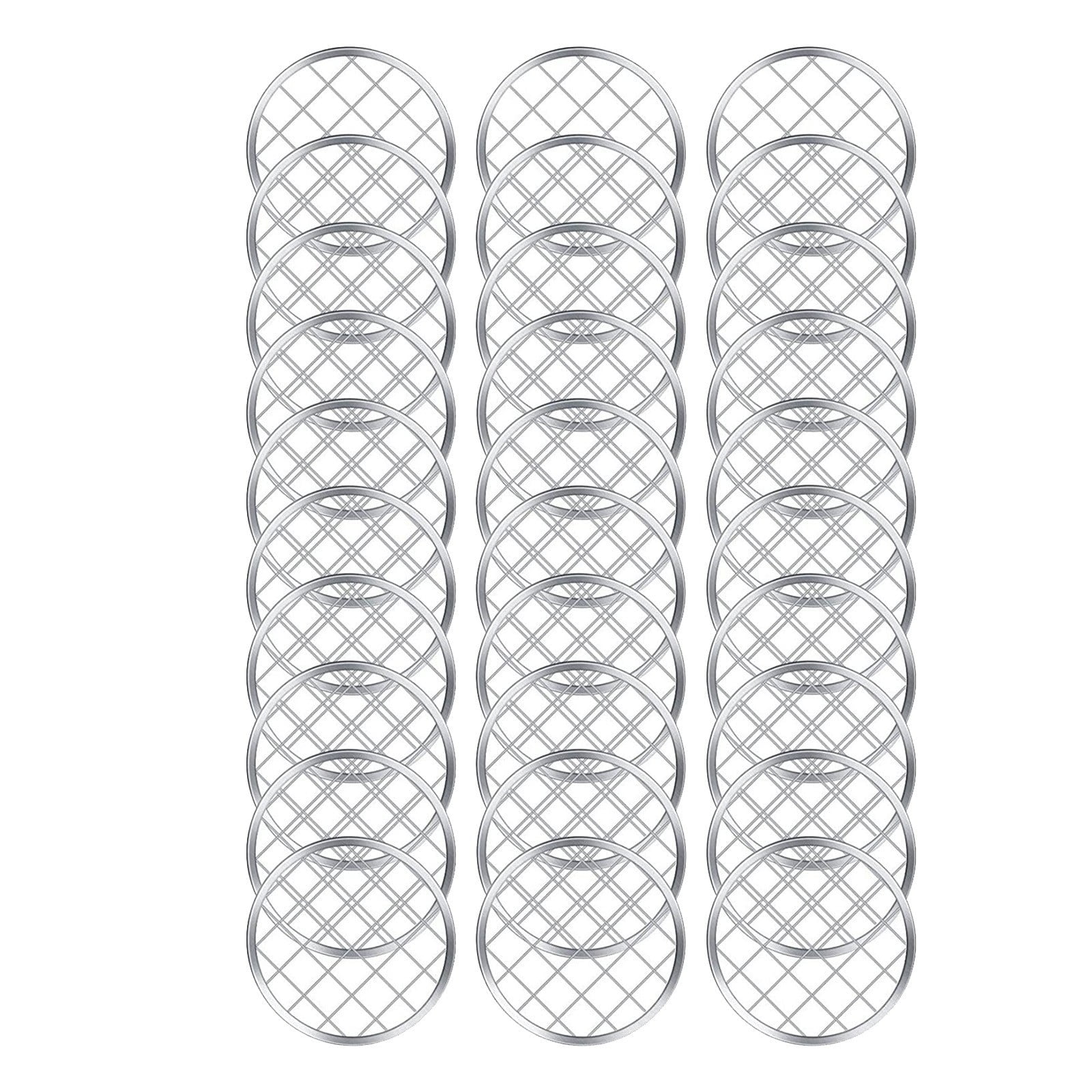30Pc Mesh Sheet,30 Pieces Flower Mason Jar Flower Lid Floral Frog Vase ...
