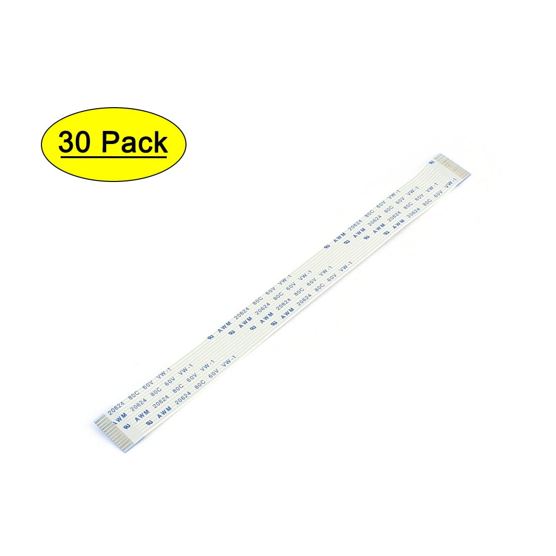 30Pcs 0.5mm Pitch 13 Pin AWM 80C 60V -1 Flexible Flat Cable FFC FPC ...