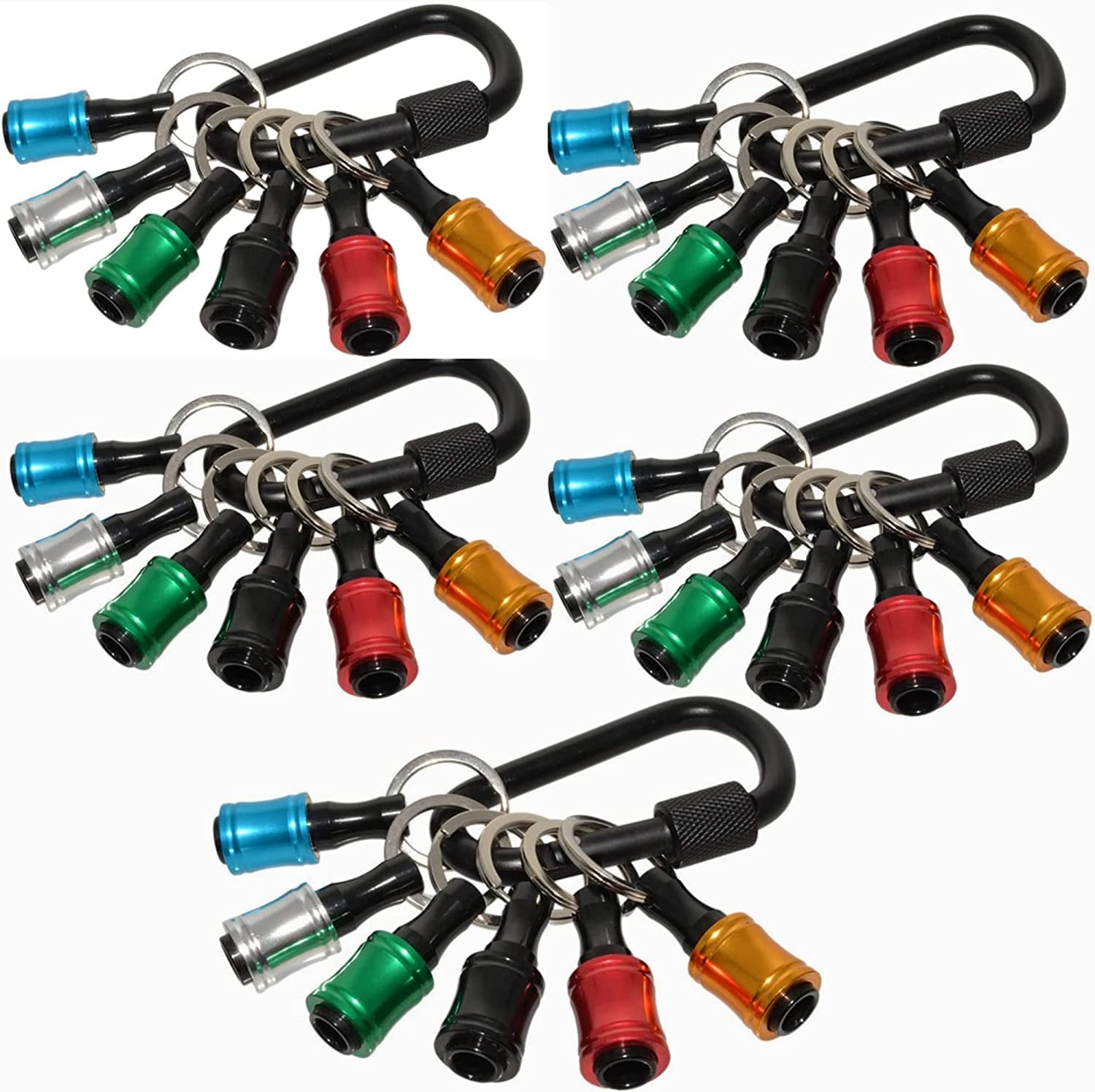 30Pcs 1/4inch Hex Shank Aluminum Alloy Screwdriver Bits Holder ...