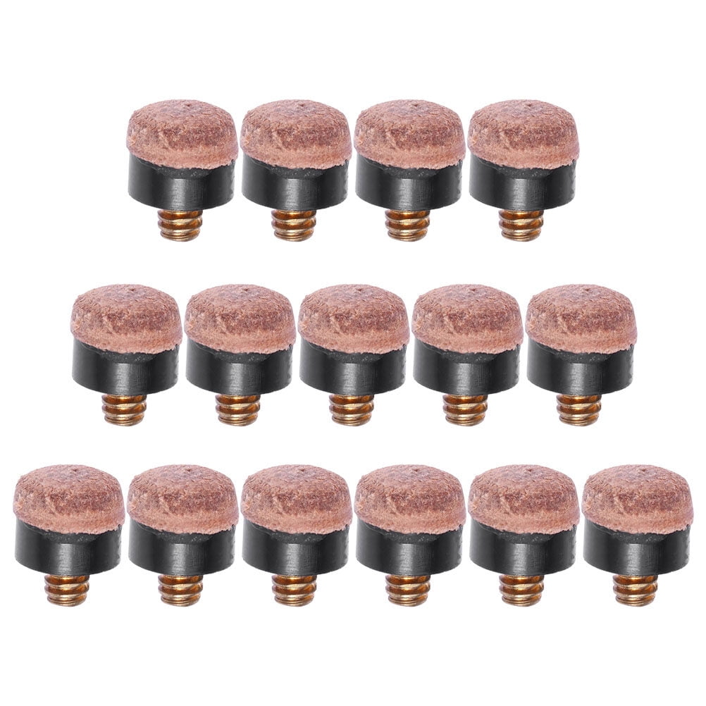 30Pcs 10mm Screw on Tips Replacement Billiard Tips Hard Pool Tips for ...