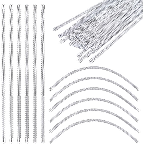 30Pcs 23cm Corset Boning 6mm Spiral Steel Boning Precut Spiral Steel ...