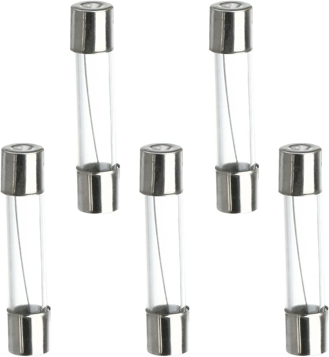 30Pcs 250V 12A Fast Blow Glass Fuse 6mm x 30mm Glass Tube Fuse Fast ...