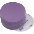 30Pcs 3-Inch Purple Sanding Discs 320 Grits Hook and Loop Professional ...