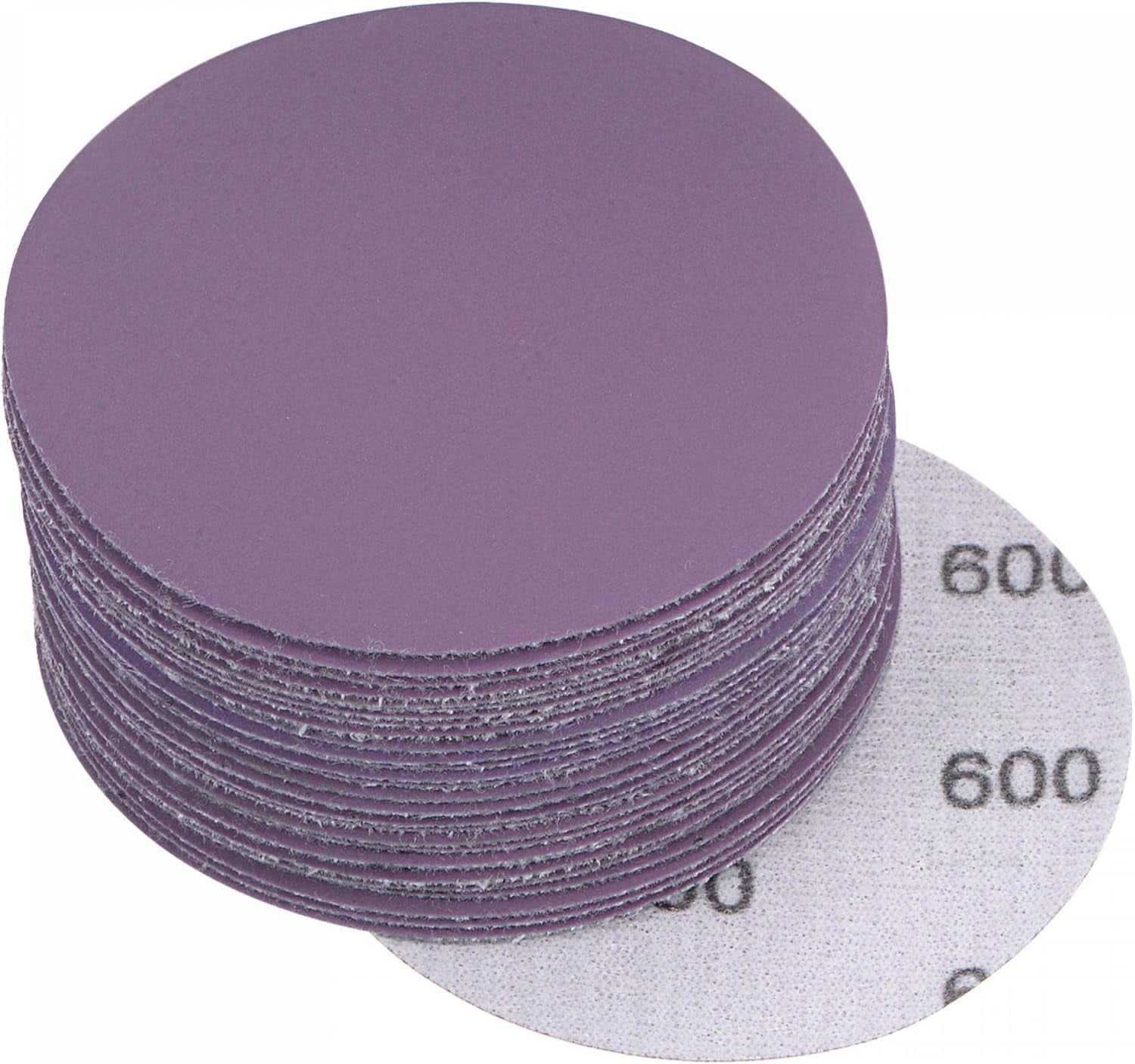 30Pcs 3-Inch Purple Sanding Discs 600 Grits Hook and Loop Professional ...