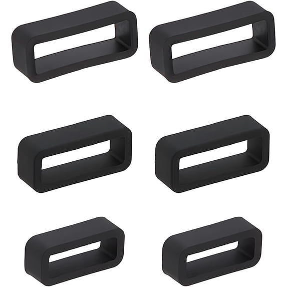 30Pcs 3 Styles Rectangle Retainer Buckle Holder Watchbands Retaining ...