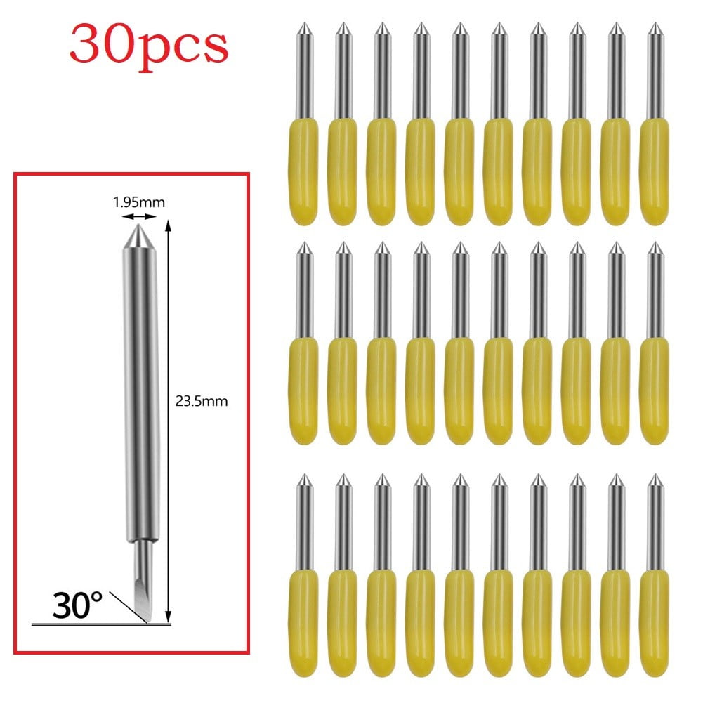 30Pcs 30/45/60 Degrees Replacement Blades for Roland for Plotter Blade ...