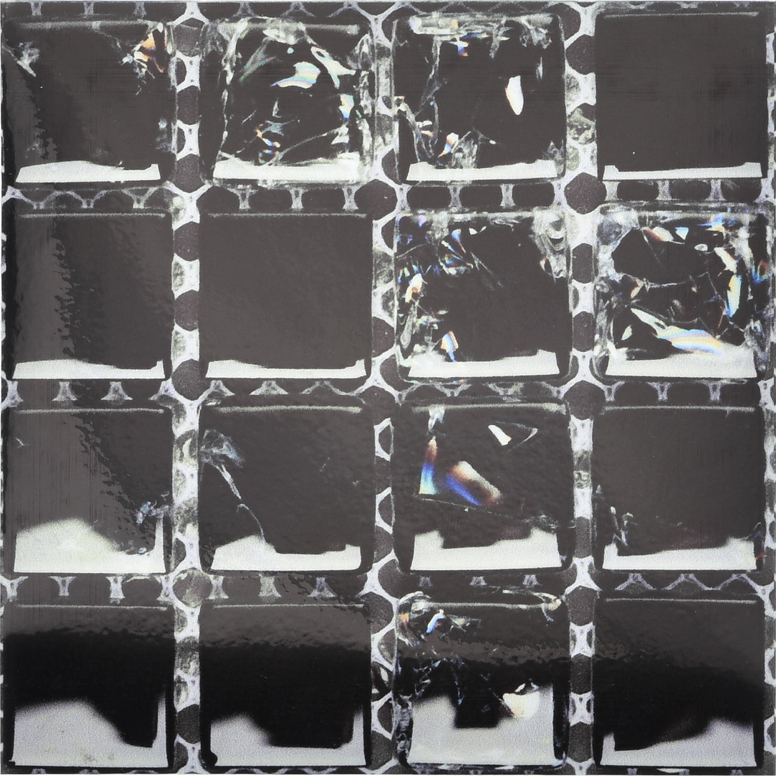 30Pcs 3D Mosaic Tile Stickers, 10 x 10cm Square Wallpaper Self-Adhesive ...