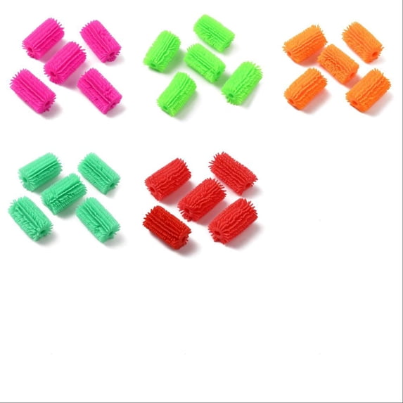 30Pcs 5 Colors TPR Reusable Pencil Grips Cushioned Pencil Holder ...