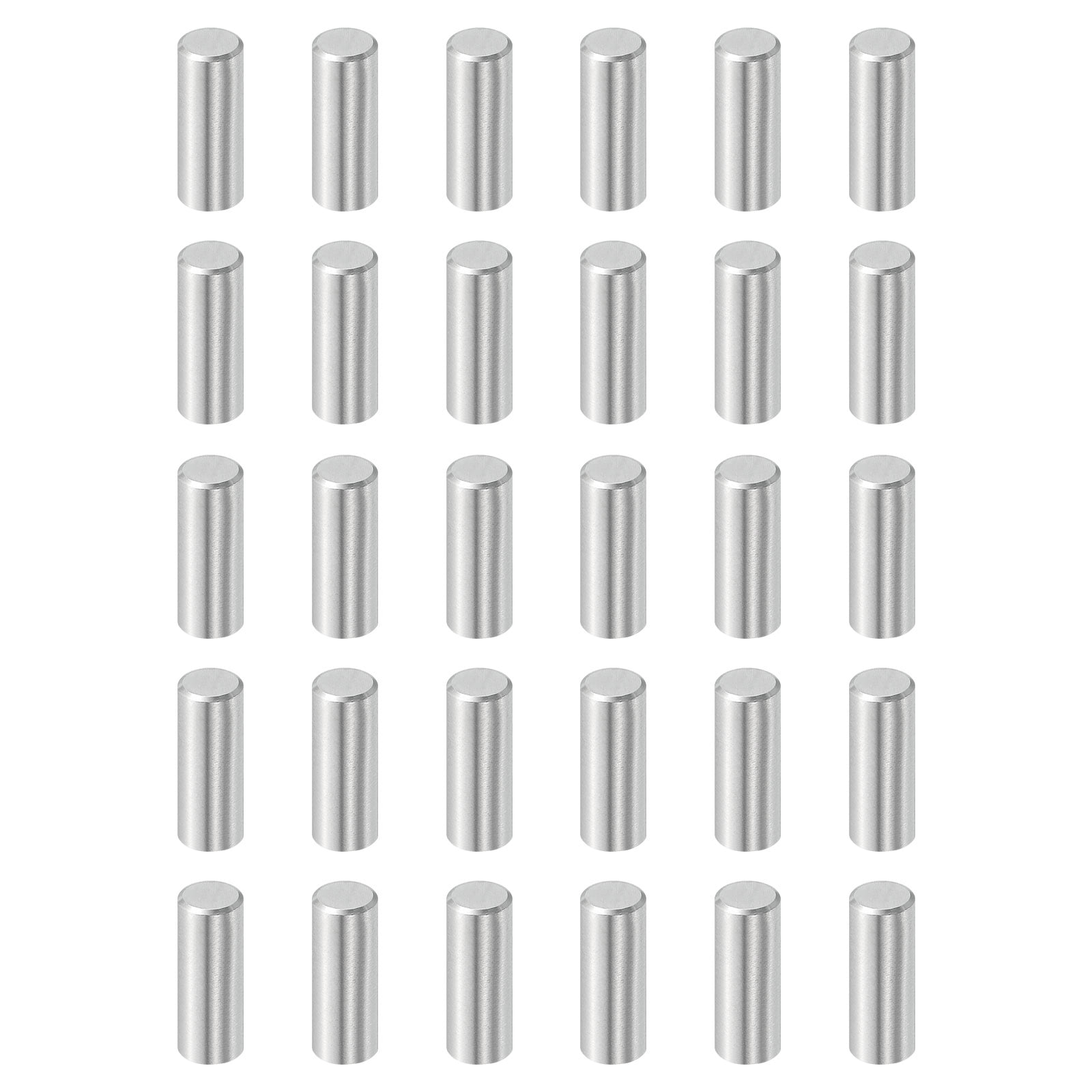 30Pcs 6mm x 16mm Dowel Pins, 304 Stainless Steel Shelf Support Peg Pin ...