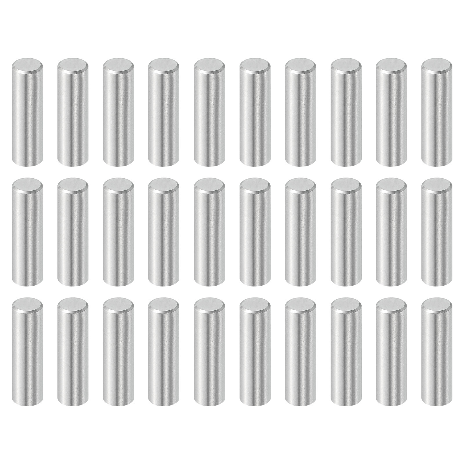 30Pcs 6mm x 20mm Dowel Pins, 304 Stainless Steel Shelf Support Peg Pin ...