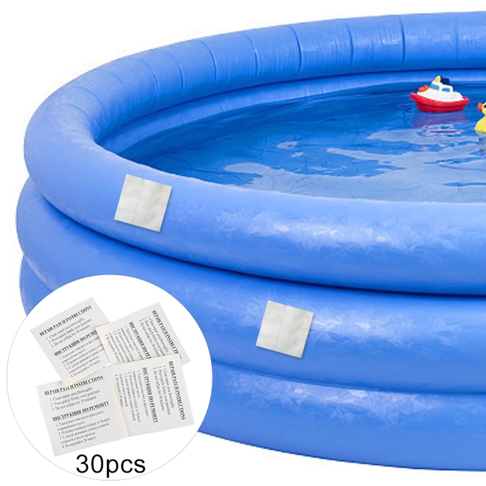 30Pcs Adhesive Patches for Inflatable Swimming Pool Ring Water Game ...
