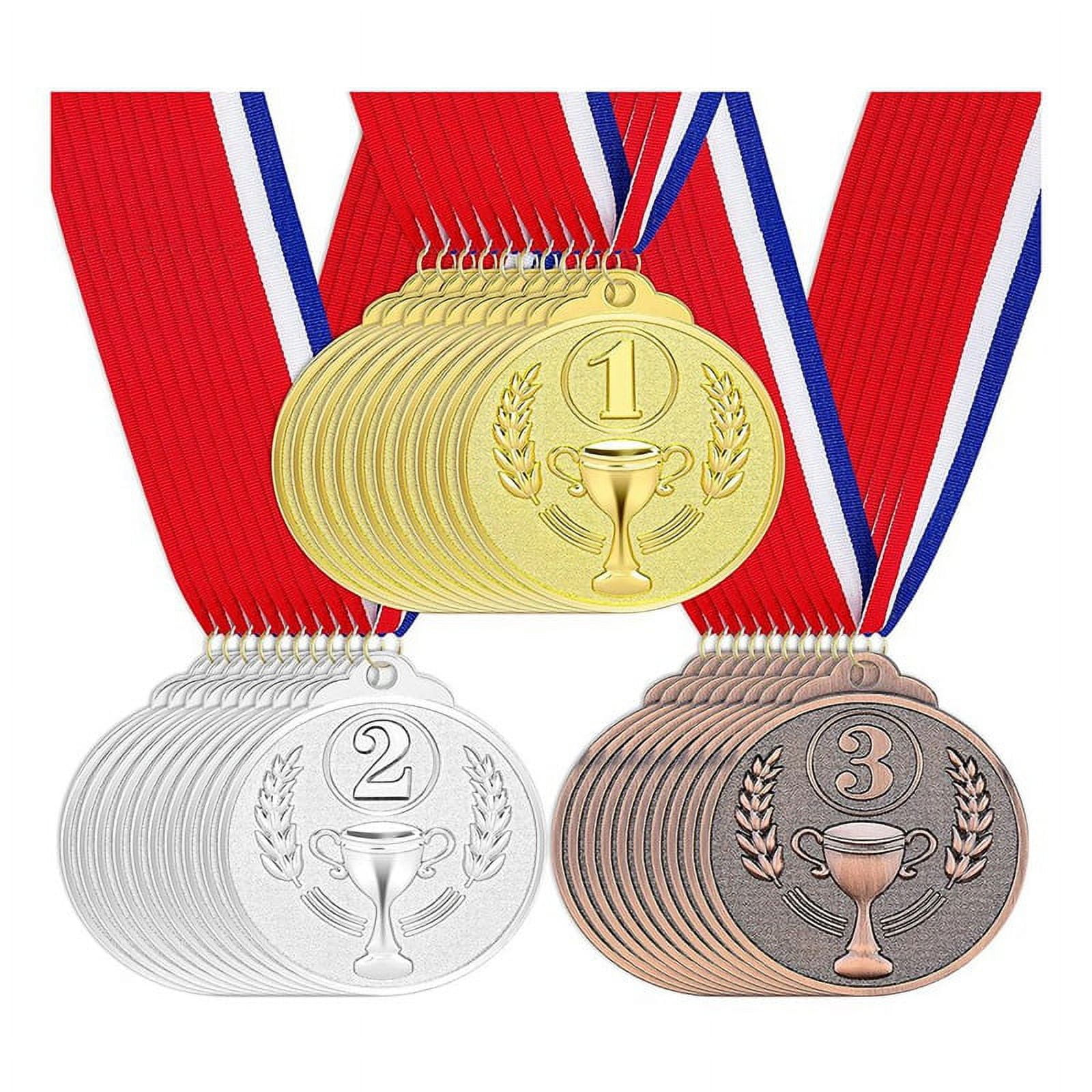 30Pcs Award Medals Gold Silver Bronze Winner Medals 1St 2Nd 3Rd Prizes ...