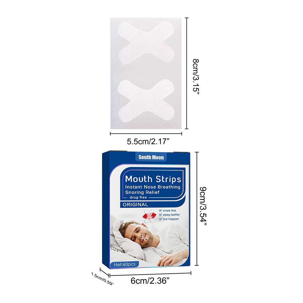 30Pcs/Box Anti-Snoring Stickers For Children Adult Night Sleep Lip Nose Breathing Improving ...