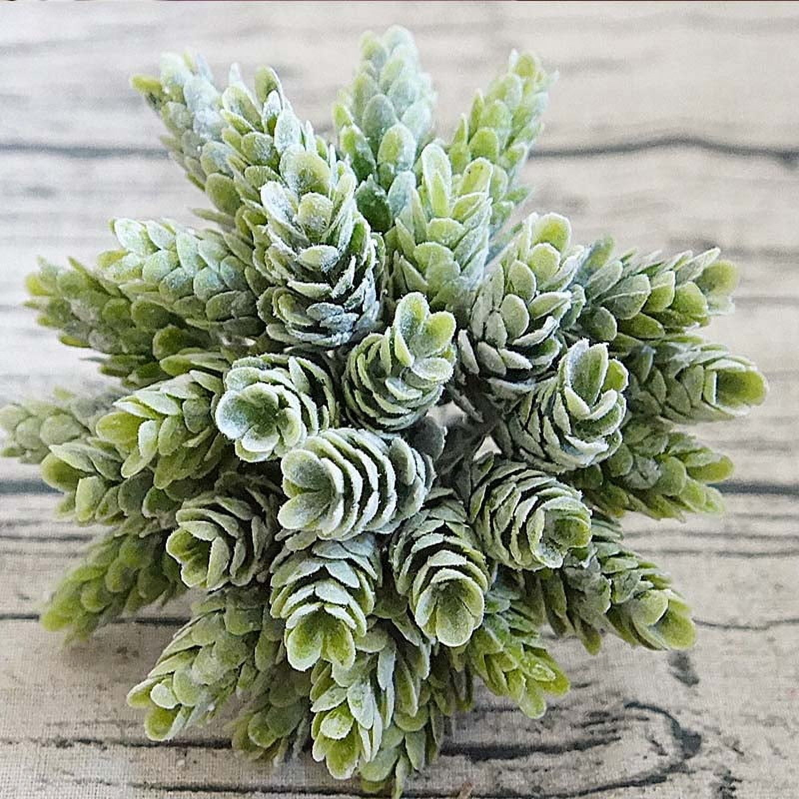 30Pcs/Bundle Fake Green Plant Cheap Artificial Plastic Flowers for Home ...