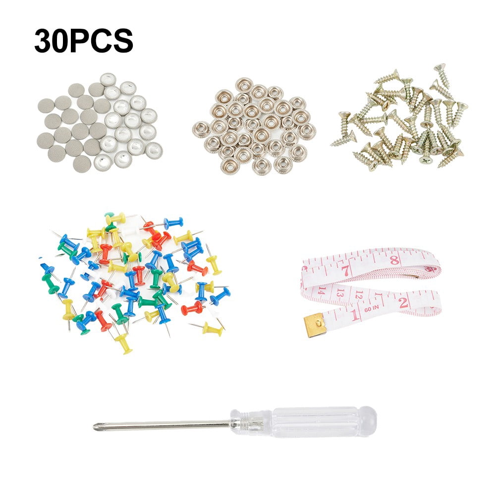 30pcs Car Interior Roof Buckles Headliner Ceiling Cloth Fixing Screw ...