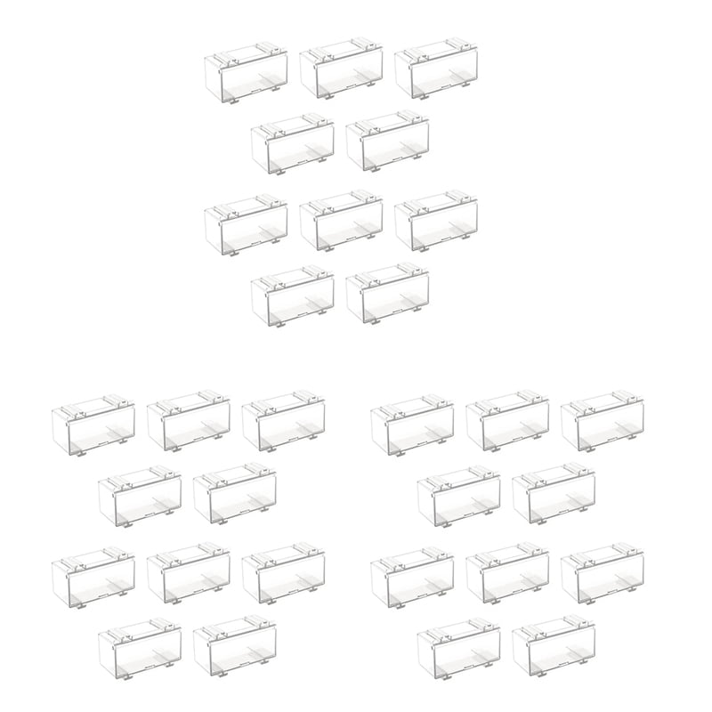 30Pcs Clear Acrylic Display Case for Car Mold, Wheels Car Model Display ...