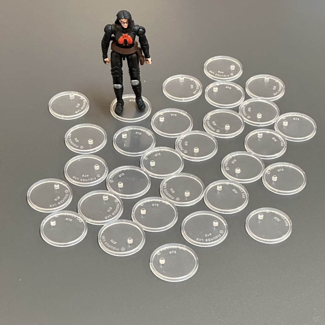 30Pcs Clear Display Stand Base for 3.75" Vintage GI Joe Action Figures ...