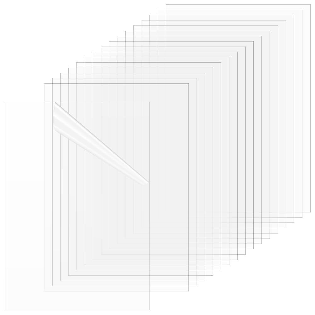 30Pcs Clear Flexible Plastic Sheet 5" x 7" Plastic Board with ...