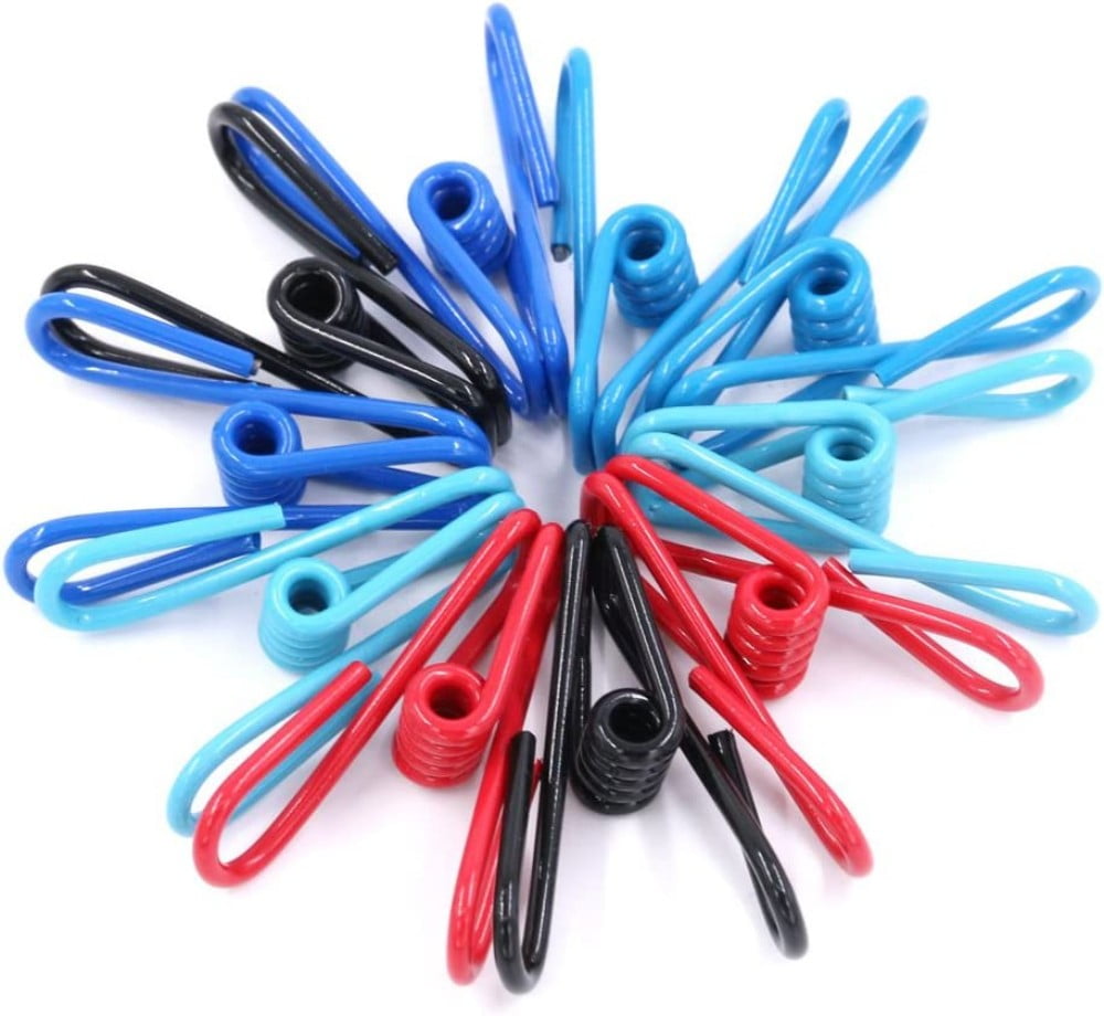 30Pcs Clothes Line Clips, TRIANU Utility Clothes Pegs Hanger, Windproof ...