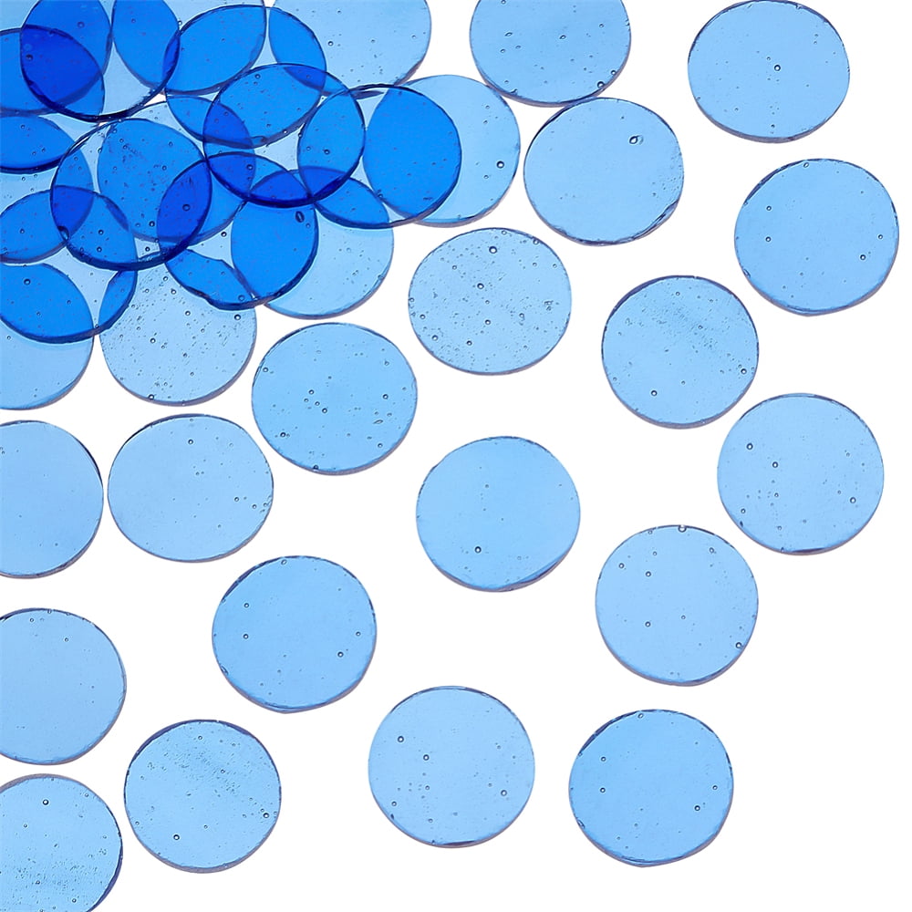 30Pcs Colored Glass Mosaic Tiles for Mosaic Wall Art Turkish Lamps Flat ...