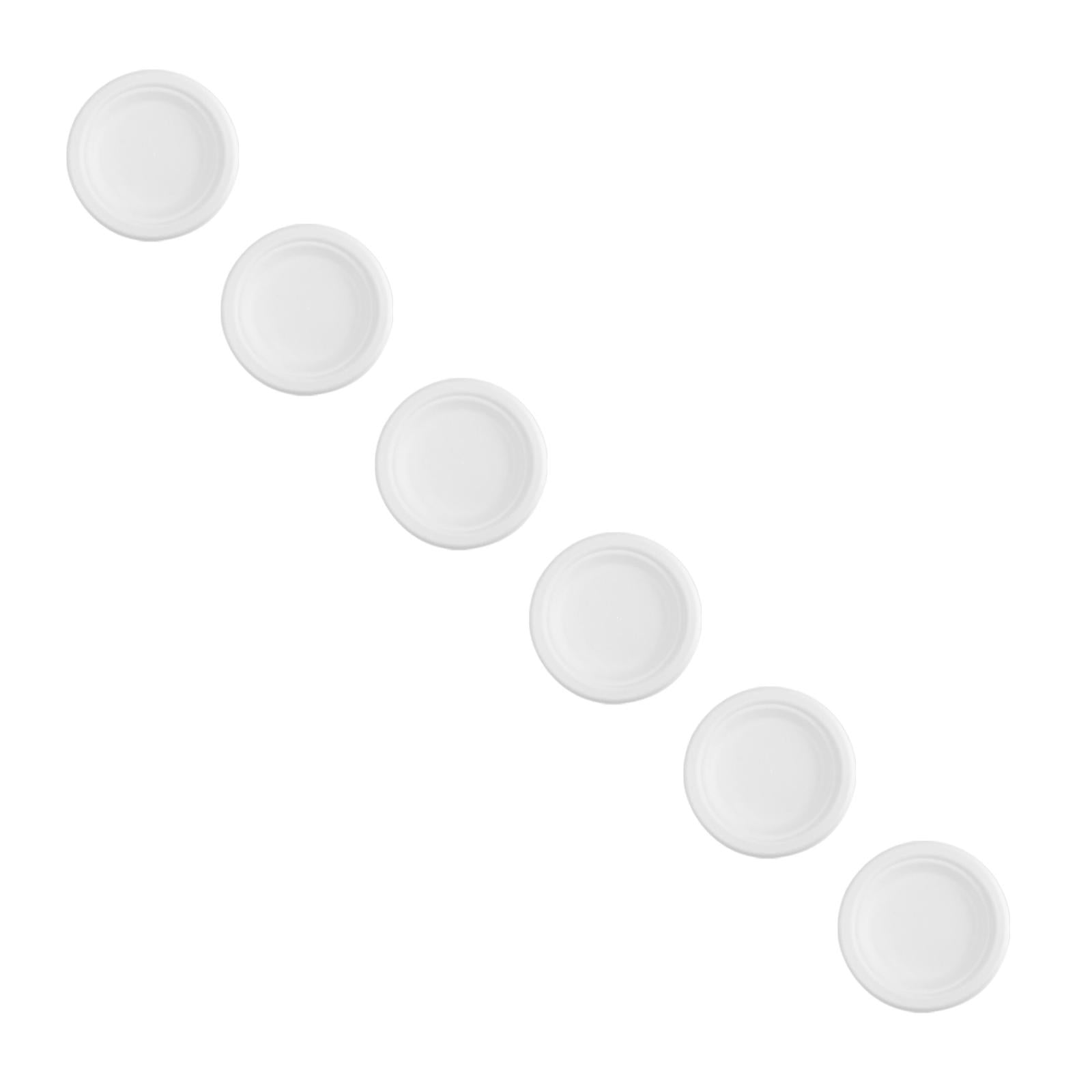 30Pcs Disposable Pulp Molded Party Plate Disposable Disc Tableware 6 ...