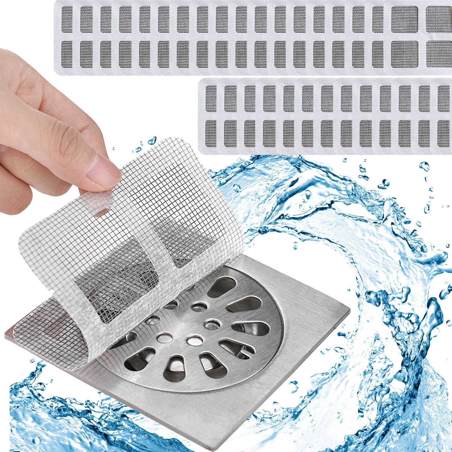30Pcs Disposable Shower Drain Cover Hair Catcher, Shower Drain Hair ...