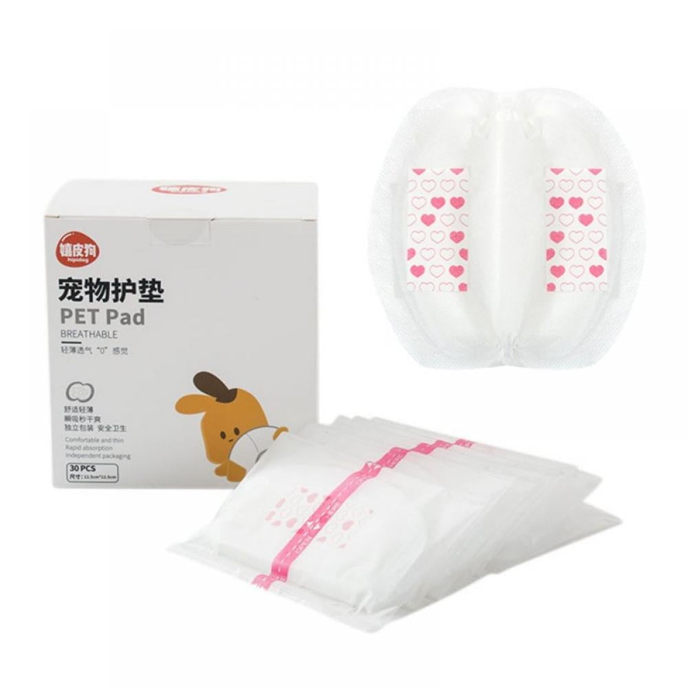 30Pcs Dog Diaper Pads Disposable Female Dog Diaper Liners Booster Pad ...