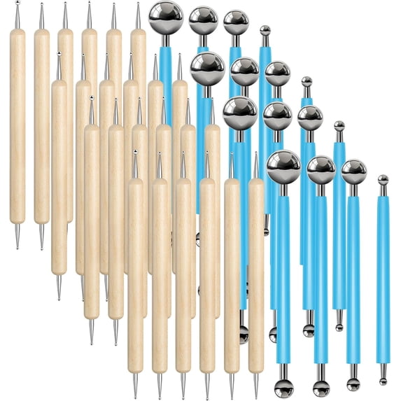 30Pcs Dotting Tools for Painting,Mandala Dotting Tools Clay Pottery ...