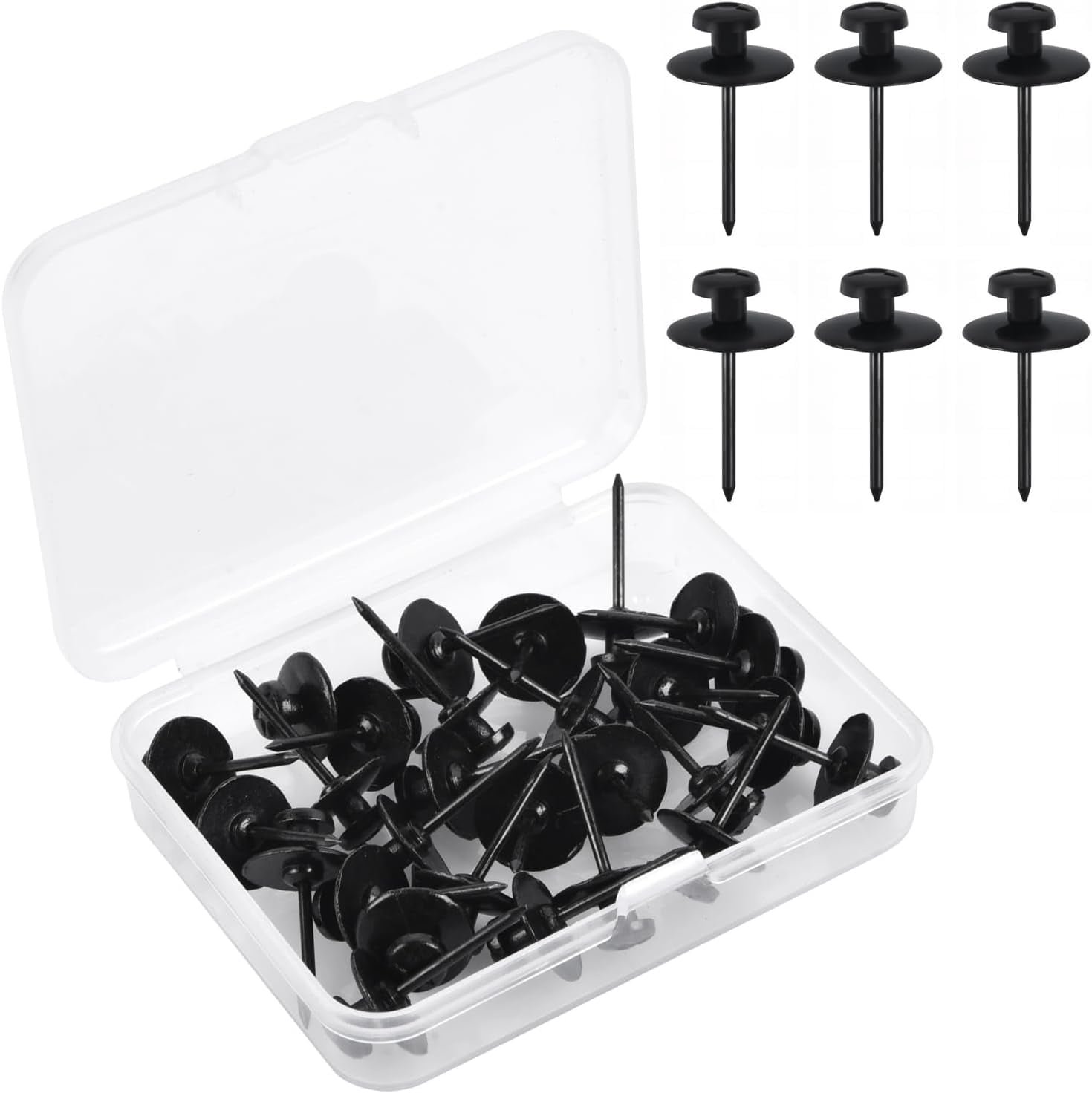 30Pcs Double Headed Picture Hanging Nails,Wall Hangers Without Nails ...