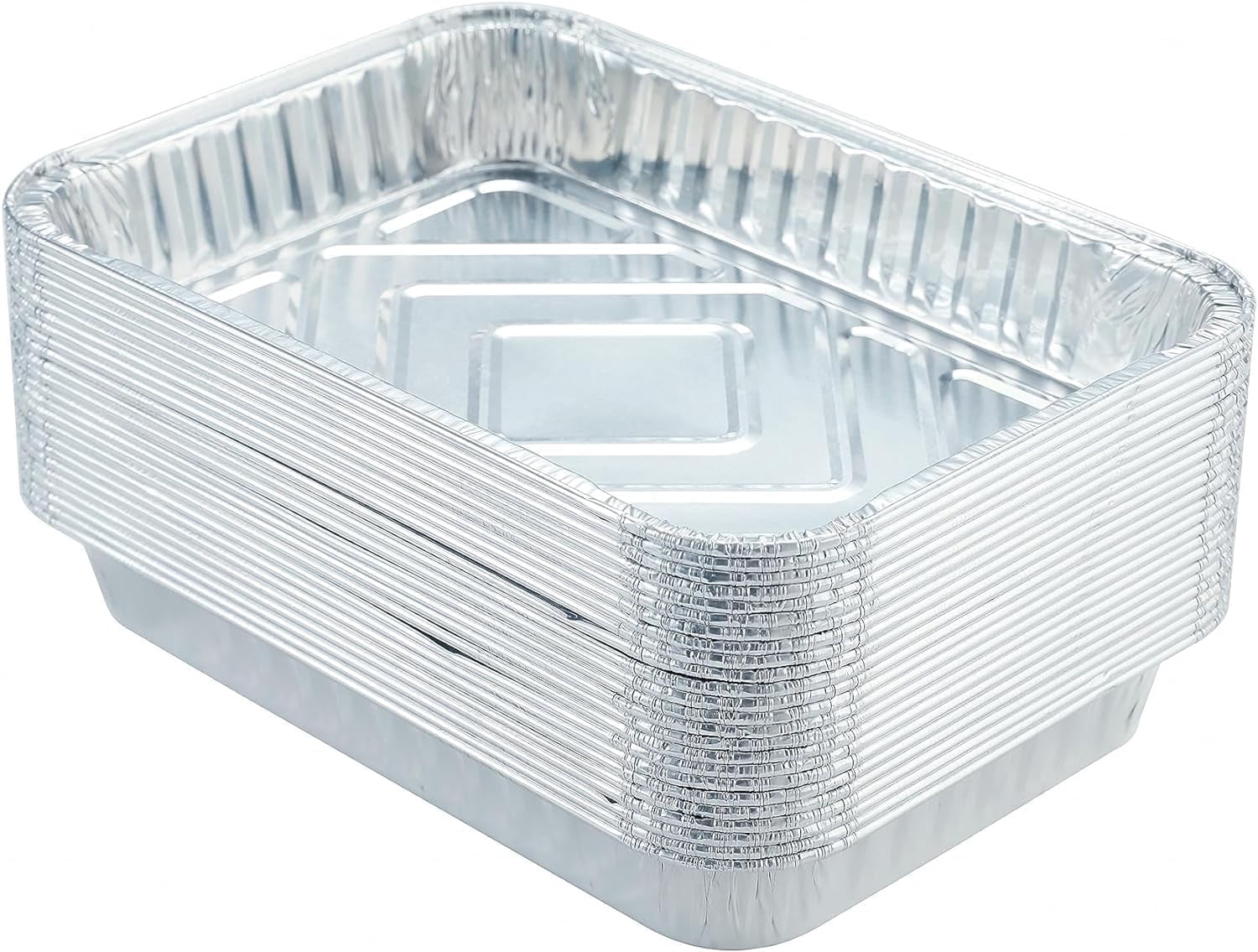 30Pcs Drip Pans for Weber, Disposable Aluminum Foil Grease Trays for ...