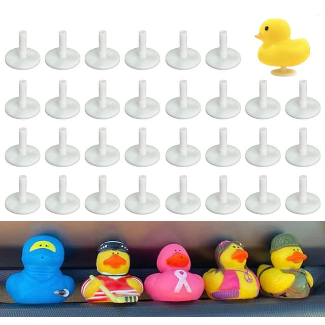 30Pcs Duck Plug - Rubber Duck Mount,Flock Locker Rubber Duck Holder for ...