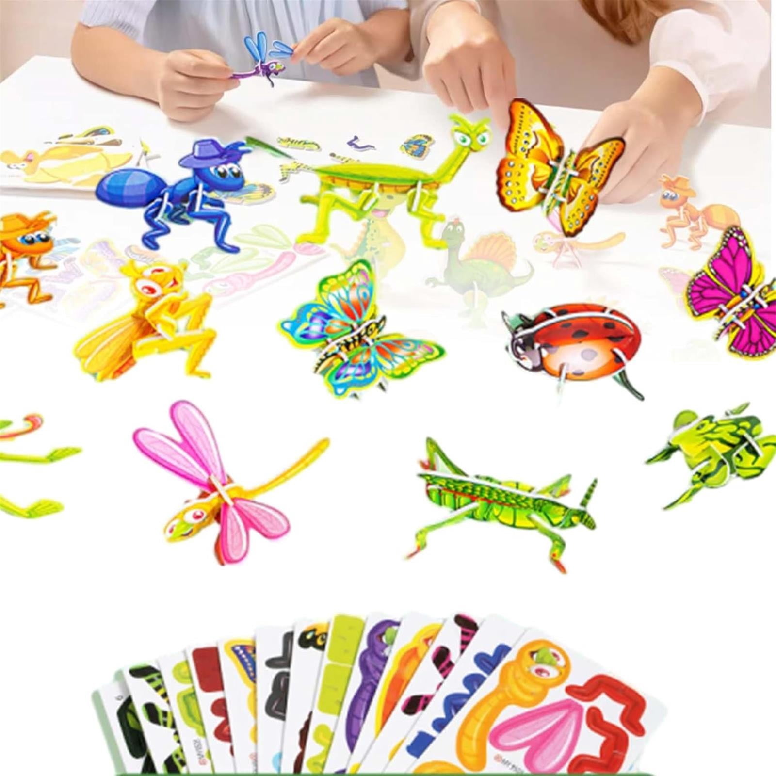 30Pcs Educational 3D Cartoon Puzzle - 2024 New 3D Puzzles for Kids Toys ...
