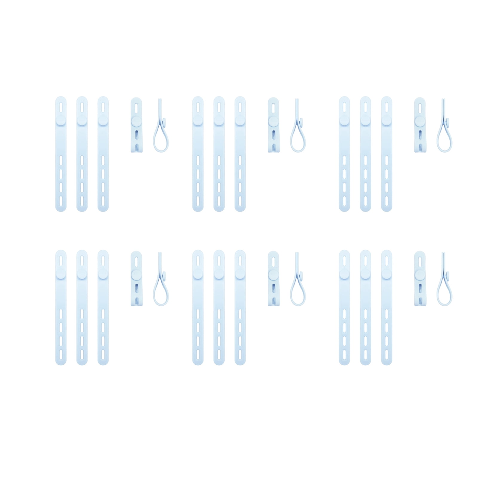30Pcs Elastic Cord Organizers Silicone Straps for Wire Bundling Simple ...