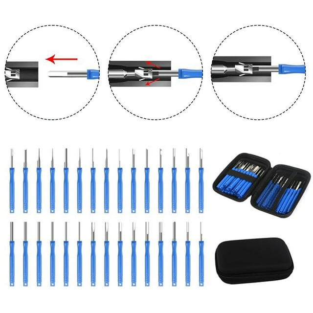 30Pcs Electrical Connector Pin Removal Tool Kit for DIY and ...