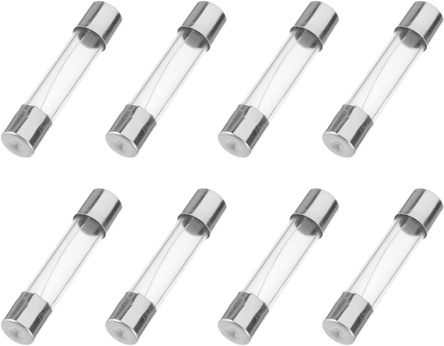 30Pcs Fast-Blow Glass Fuses 6 x 30mm 250V 15A Glass Tube Fuse ...