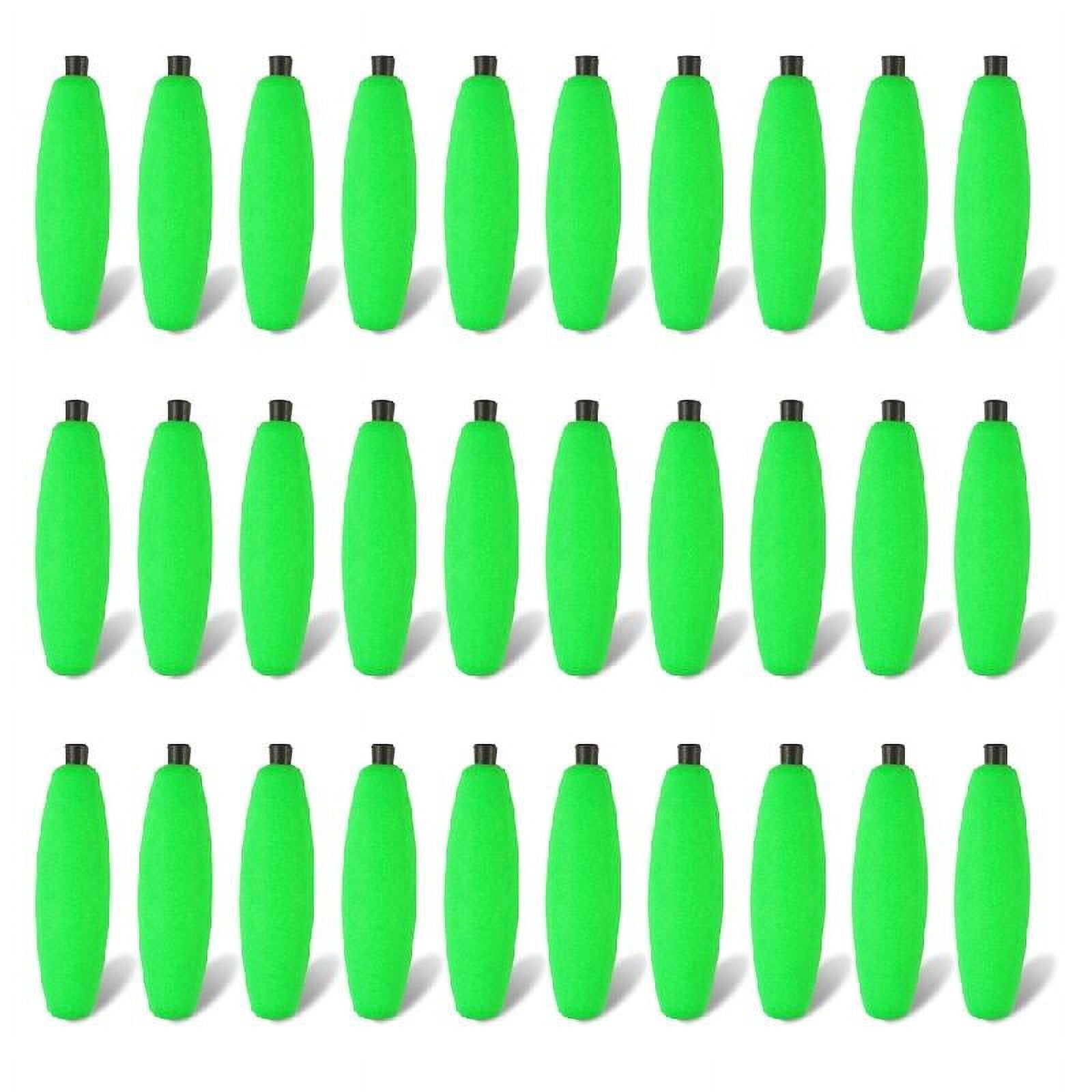 30Pcs Foams Bobbers Rig Fishing Corks Fishing Bobbers with Pipe Plug ...