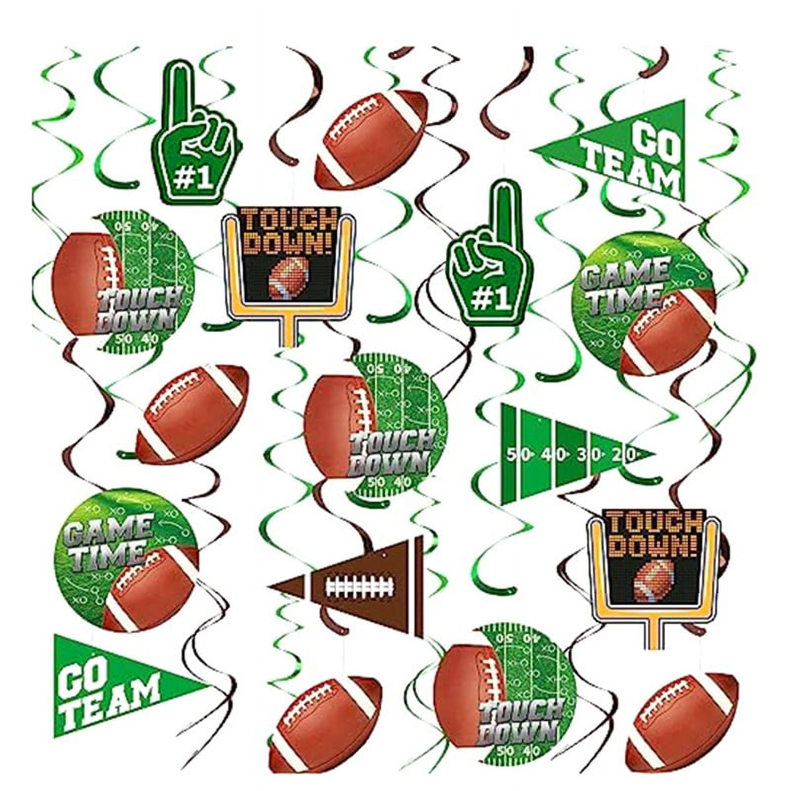 30Pcs Football Decorations for Football Birthday Football Gameday ...
