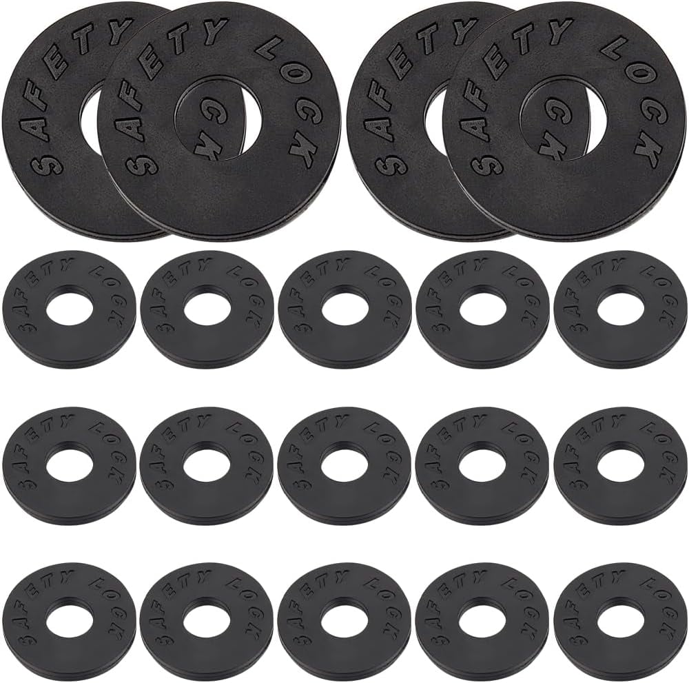 30Pcs Guitar Strap Locks Black Rubber Guitar Strap Blocks Flex Guitar ...