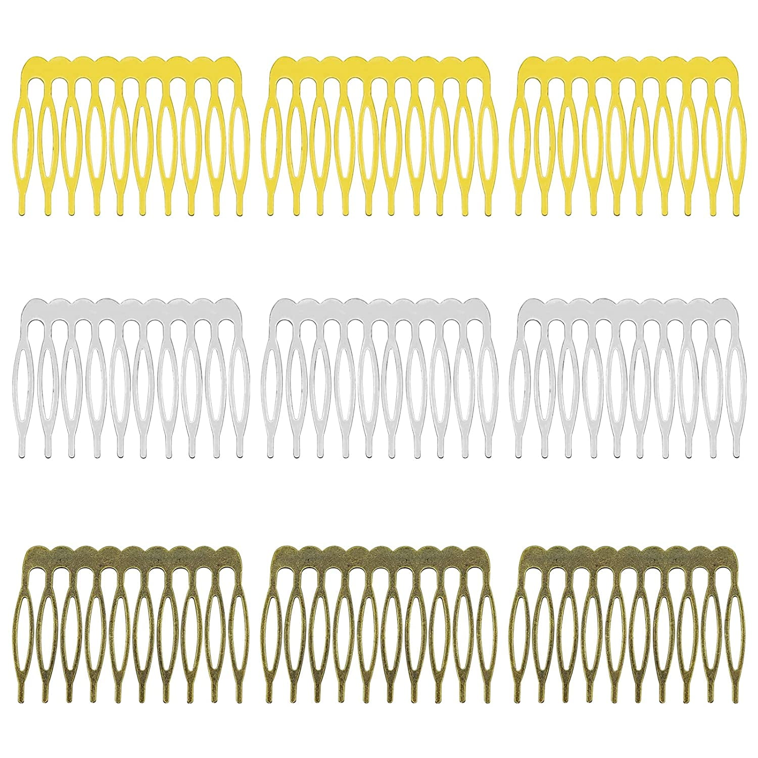 30Pcs Hair Clip Combs Metal Wire Hair Combs Wire Twist Comb Bridal ...