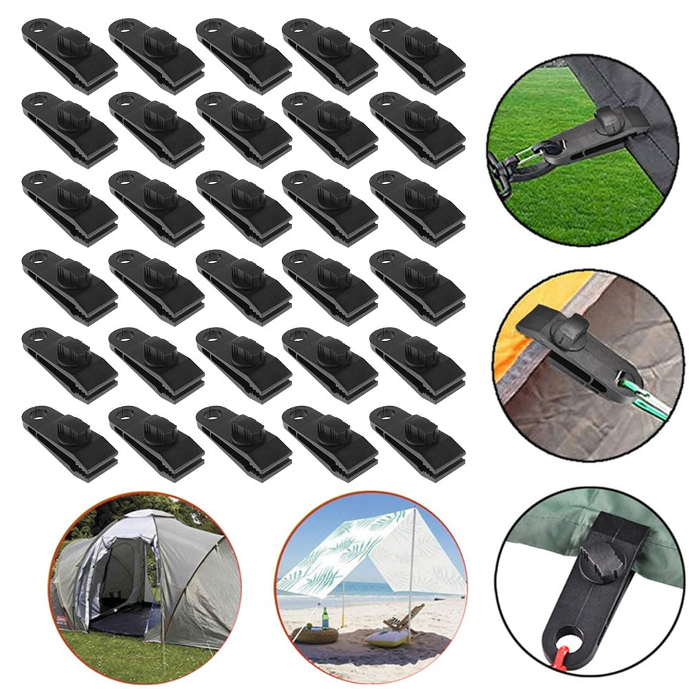 30Pcs Heavy Duty Tarpaulin Clips With Thumbscrew Locking Mechanism For ...